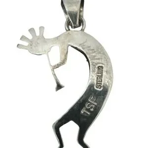 touch if santa fe | Jewelry | Vtg Kokopelli Native American Pendant ...